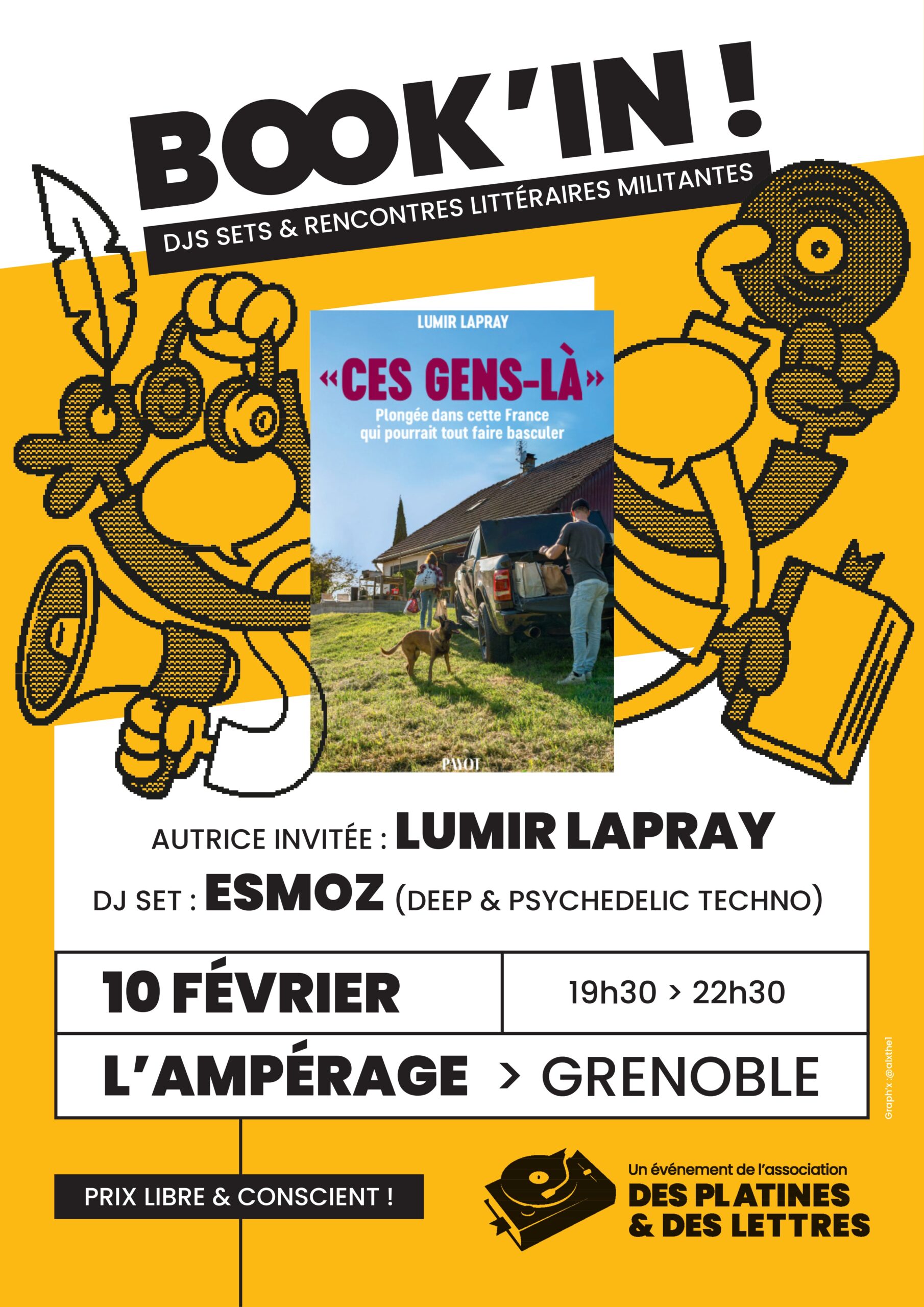 Book'in #2 - Lumir Lapray + Esmoz - L'Ampérage Grenoble